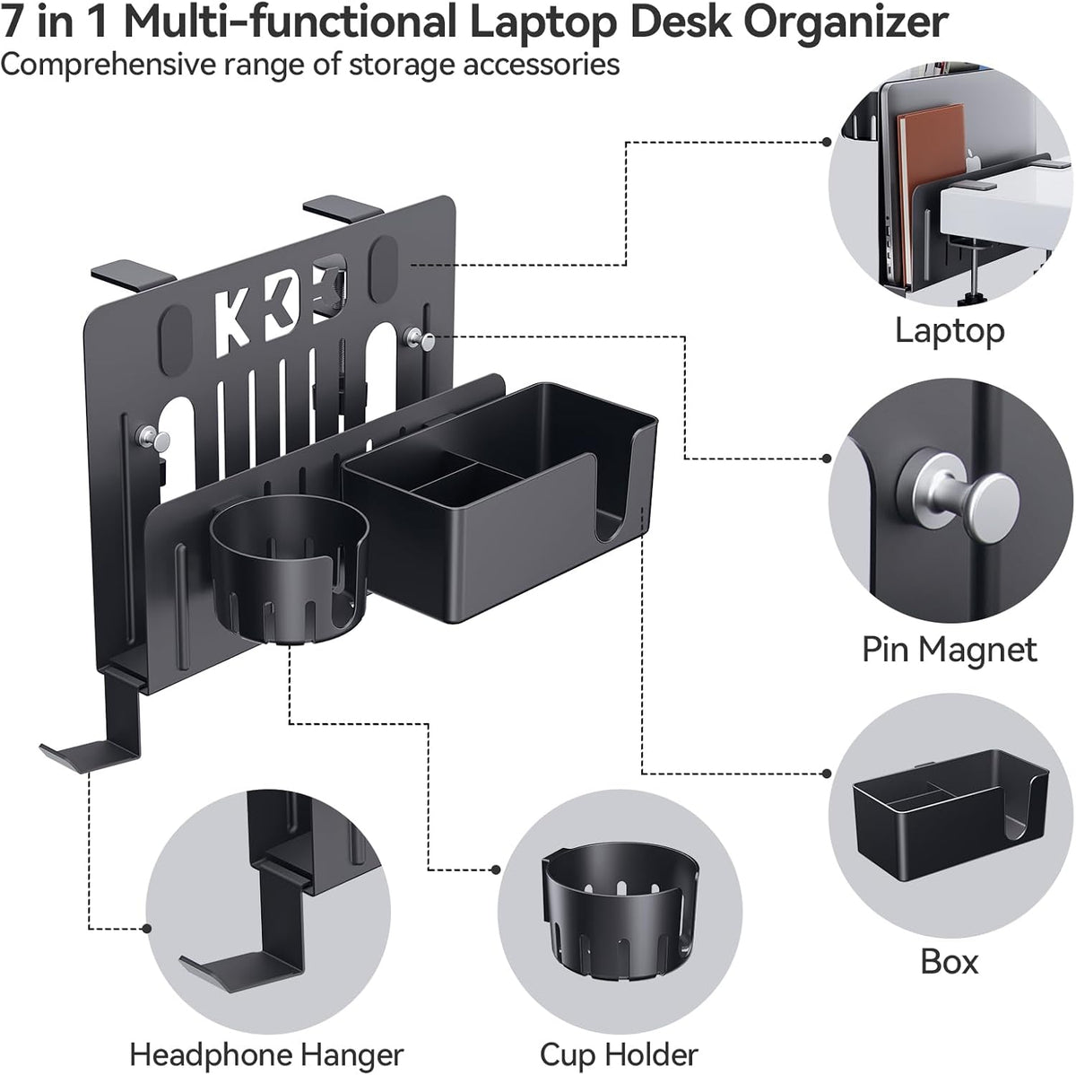 KDD 7 in 1 Desk Side Organizer Set – KUSKER care