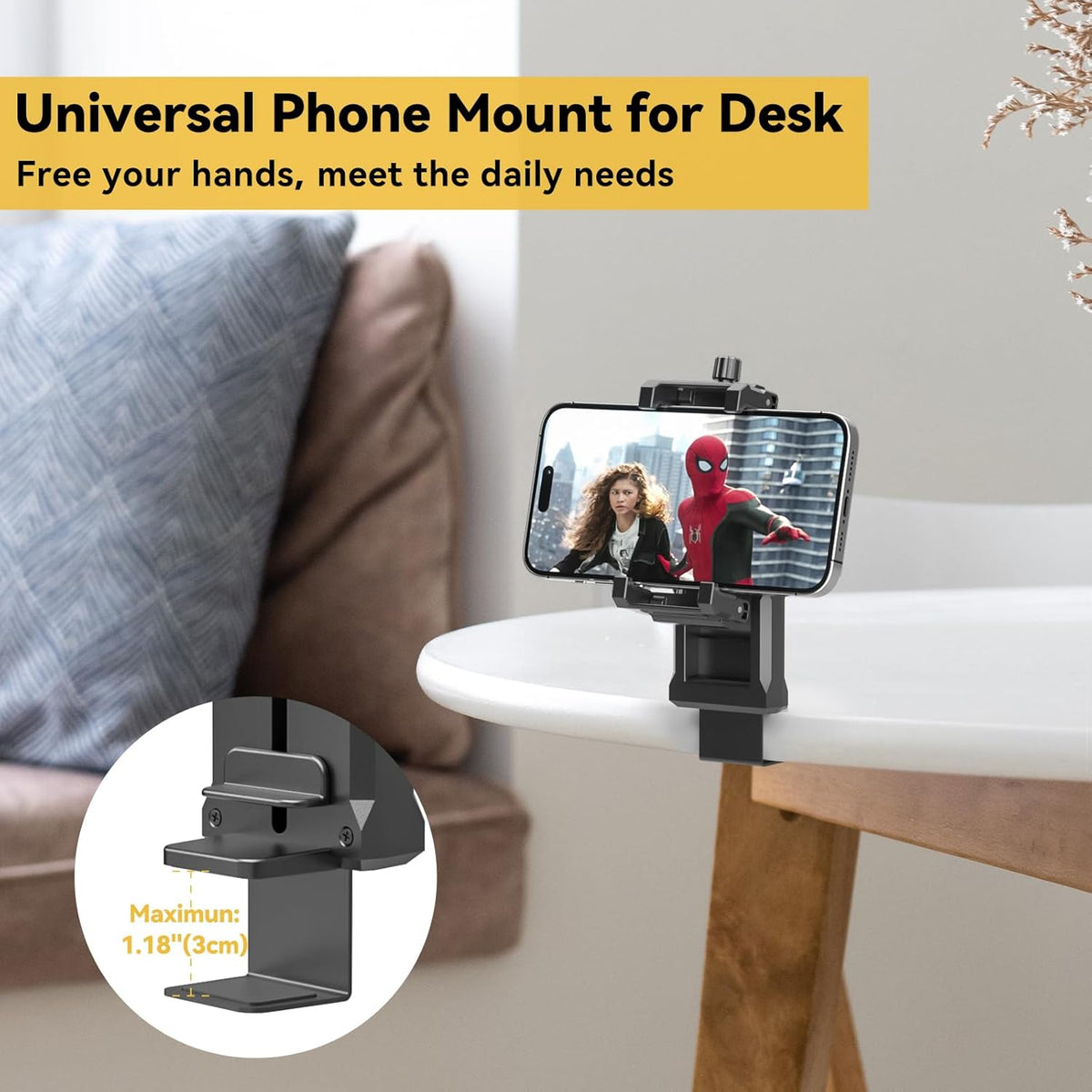 KDD Airplane Phone Holder Mount – KUSKER care